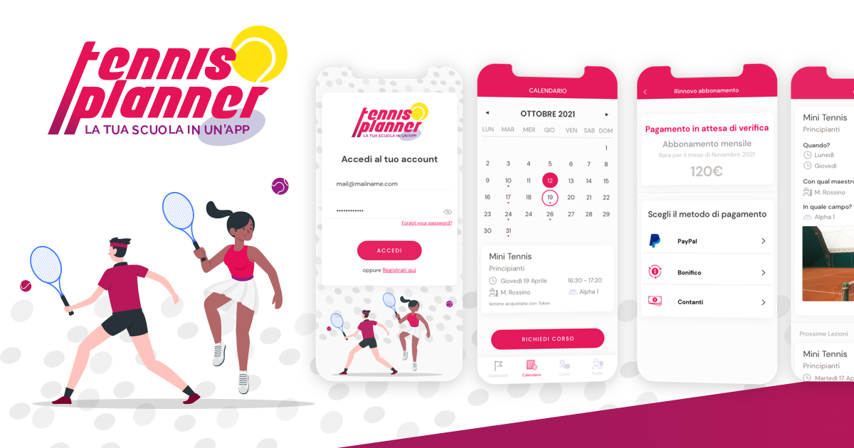 Development Mobile App e Back-End for Tennis Planner | Archibuzz